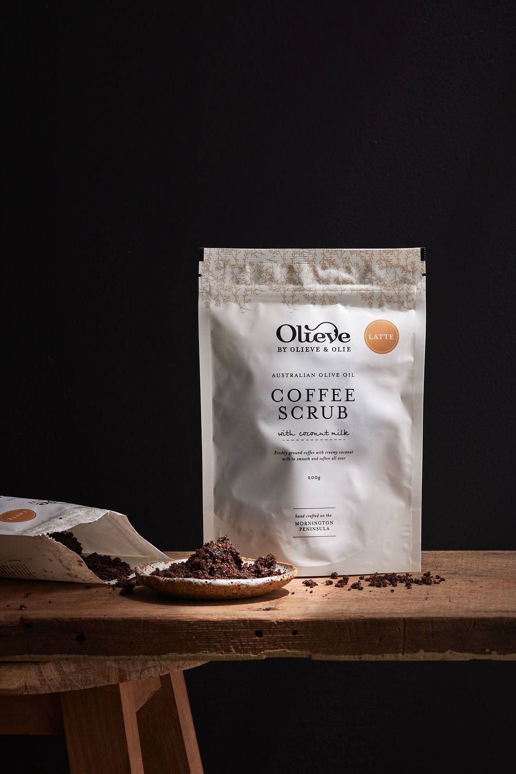 Coffee Scrub Australia - Ground Coffee Scrub - Olieve & Olie